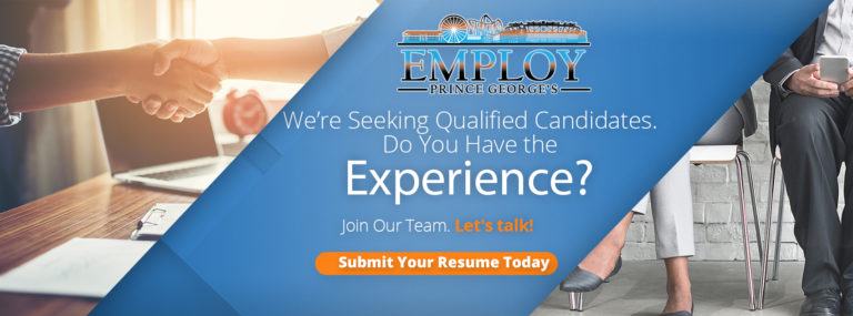 Employment Opportunities | Employ Prince George's Incorporated