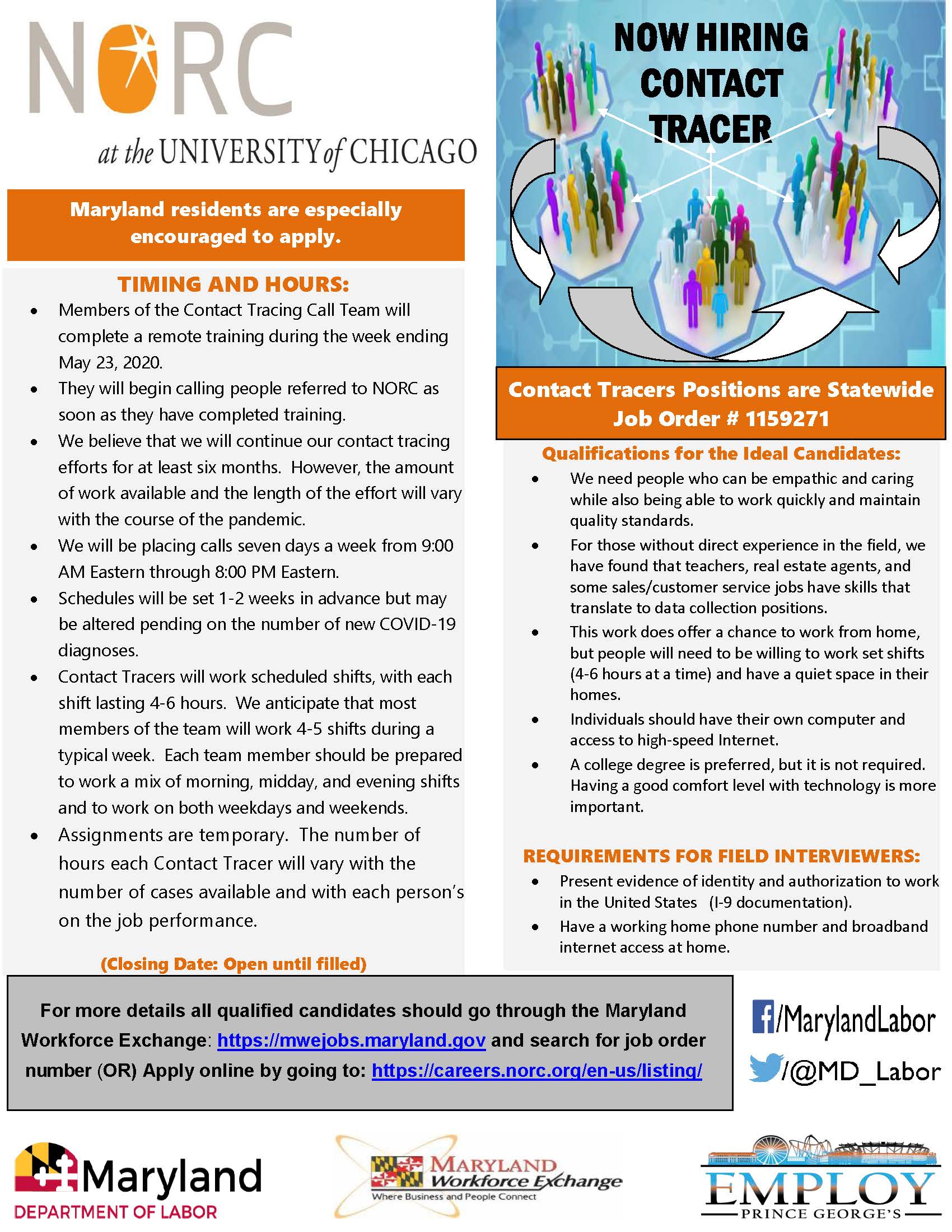 Hot Jobs | Employ Prince George's Incorporated