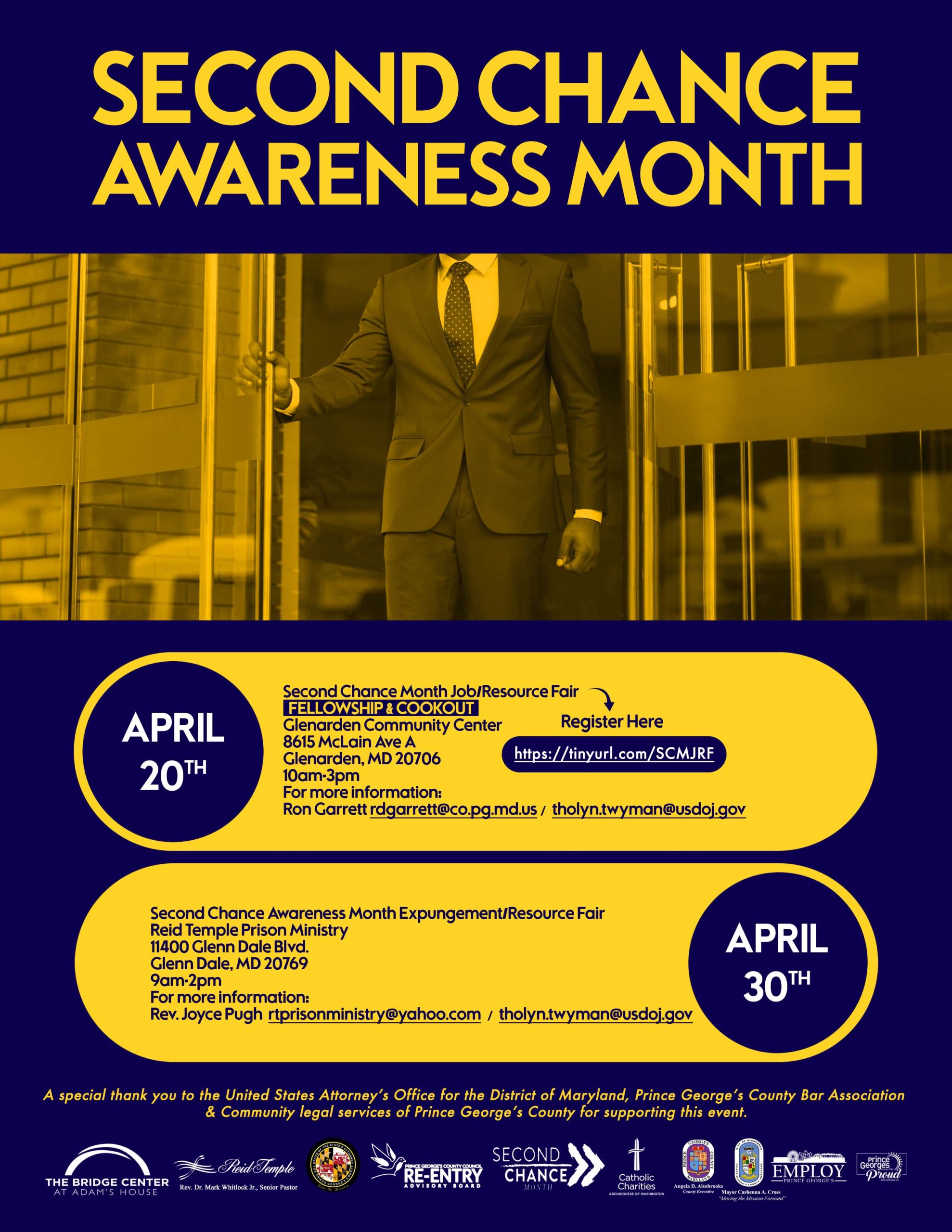 April is National Second Chance Awareness Month